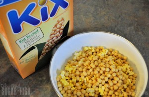 Candy Corn Kix Mix Popcorn Balls - Oh My! Sugar High