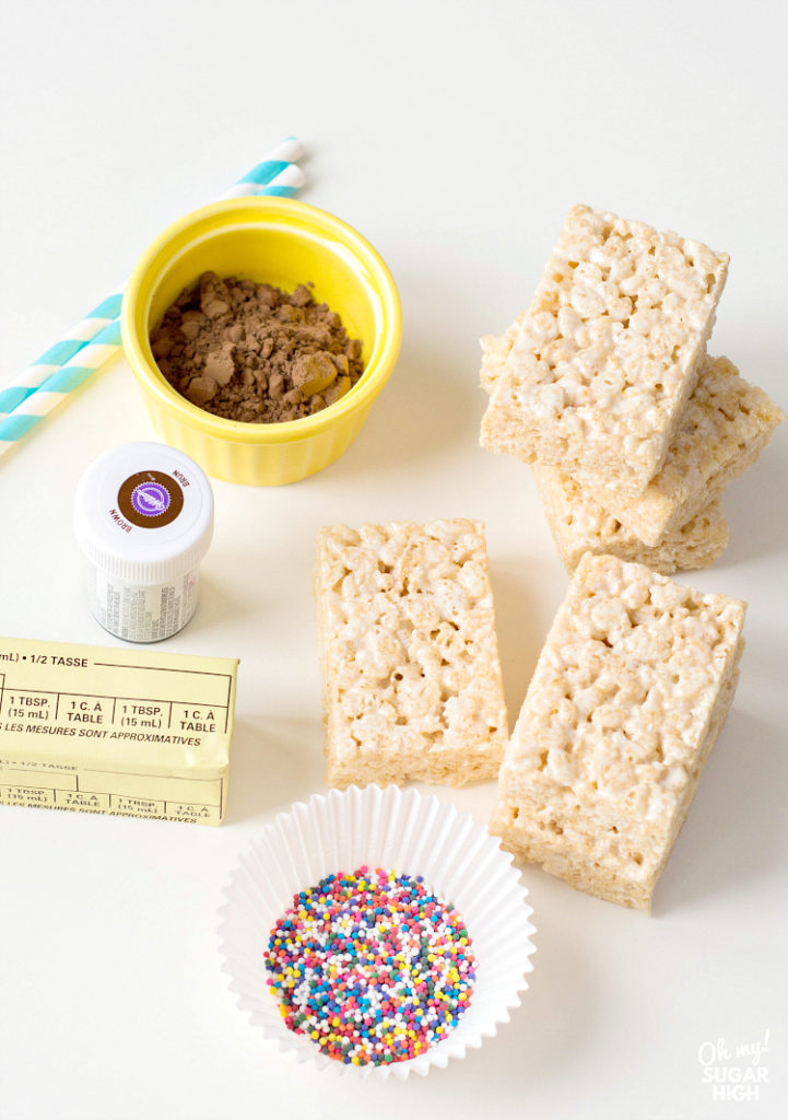 Pool Party Idea: Chocolate Popsicle Cereal Treats - Oh My! Sugar High